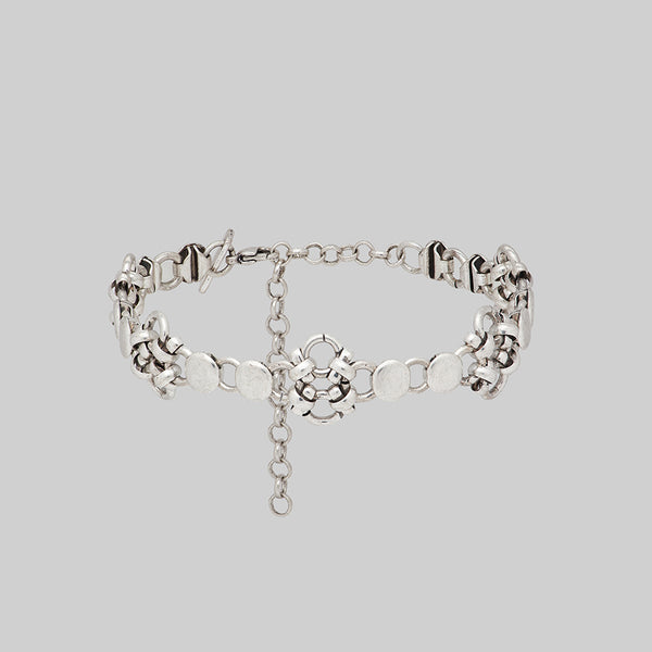 RUBIOUS. Chainmail Bracelet - Silver | REGALROSE