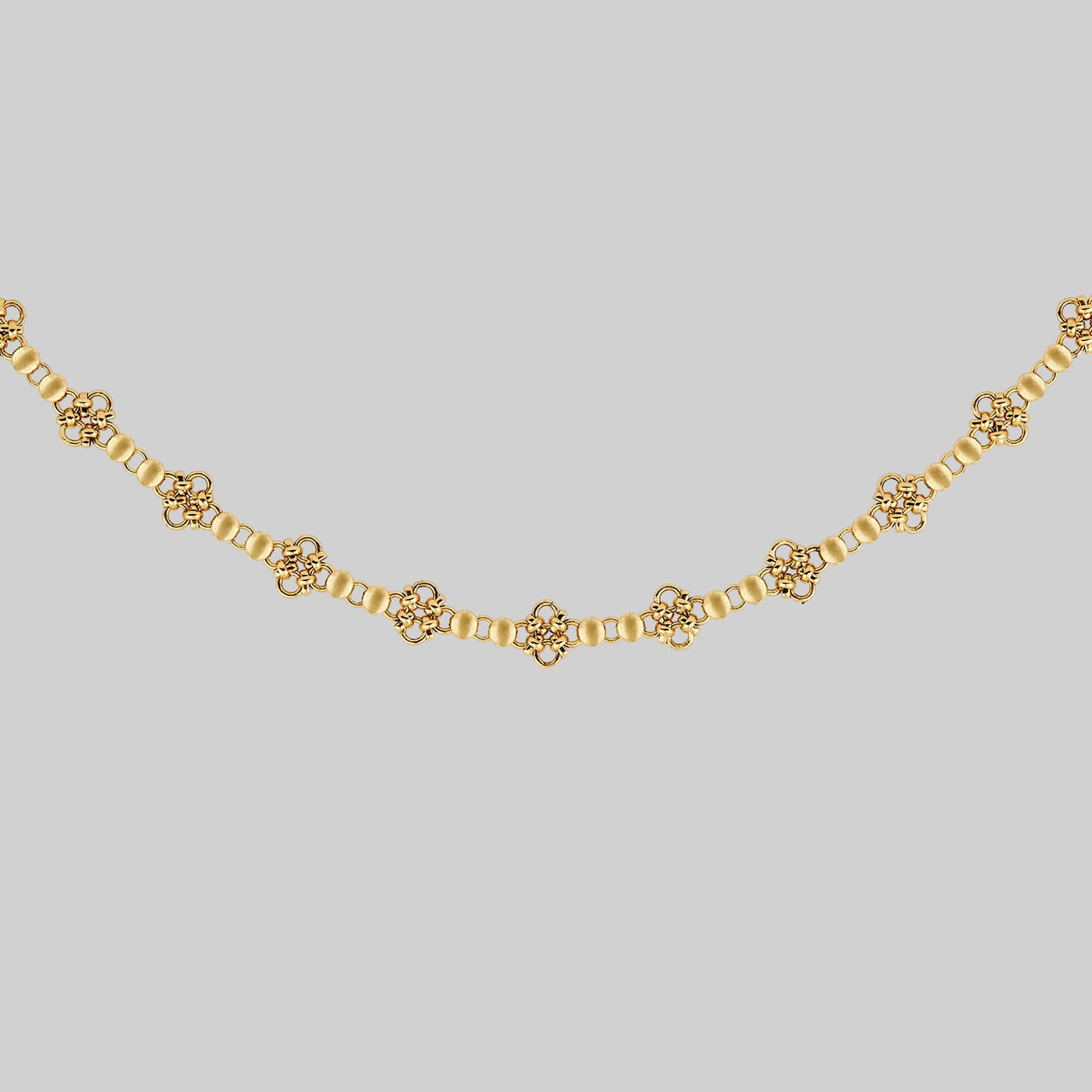 RUBIOUS. Chainmail Collar - Gold