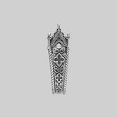 SACRARIUM. Secret Tomb Double Ring - Silver
