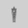 SACRARIUM. Secret Tomb Double Ring - Silver | REGALROSE