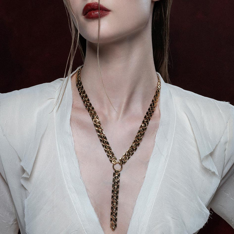 STAKE. Lariat Chain - Gold