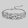 THORA. Climbing Ivy Wide Choker - Silver