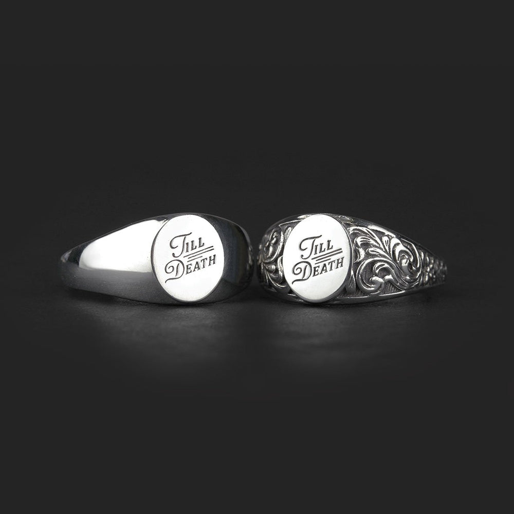 TILL DEATH™. Promise Signet Ring